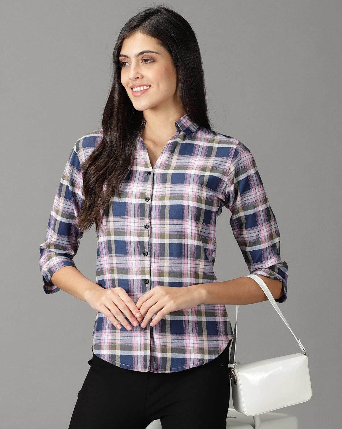 Formal Checks Shirts For Girls