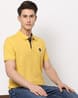 Buy Mustard Yellow Tshirts for Men by NETPLAY Online | Ajio.com