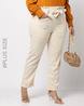 Buy Ecru Trousers & Pants for Women by Koovs Online | Ajio.com