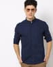 Buy Navy Blue Shirts for Men by NETPLAY Online | Ajio.com