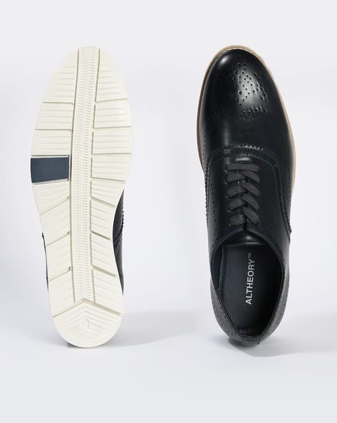 Buy Navy Blue Casual Shoes for Men by Altheory by AZORTE Online | Ajio.com