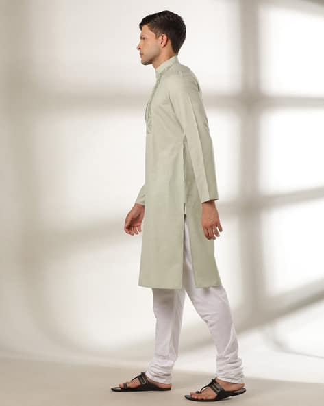Buy Green Kurtas for Men by SAMAV Online | Ajio.com