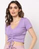 Buy Lilac Tops for Women by Fyre Rose Online | Ajio.com