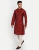 Buy Maroon Ethnic Suit Sets for Men by Kalpraag Online | Ajio.com