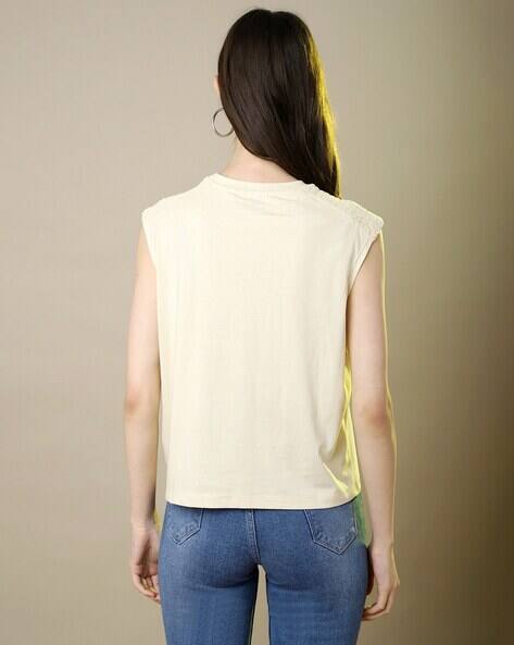 Buy Beige Tops for Women by ProEarth Online | Ajio.com