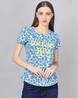 Buy turquoise Tshirts for Women by BLUE TREND Online | Ajio.com