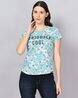 Buy turquoise Tshirts for Women by BLUE TREND Online | Ajio.com