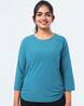 Buy Twinkle Teal Tshirts for Women by BLISSCLUB Online | Ajio.com