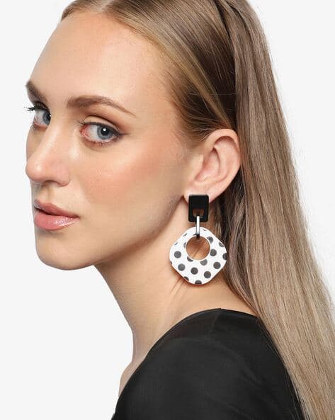 Buy White Earrings for Women by Sohi Online Ajio