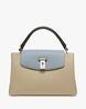 Buy Bally Layka Top Handle Slingbag | Beige & Blue Color Women | AJIO LUXE