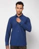 Buy Ink Blue Shirts for Men by Cantabil Online | Ajio.com