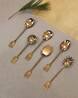 Buy Assemblage Set of 6 Owl Serving Spoons | Silver-Toned Color Home ...