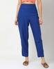 Buy Cobalt Blue Pants for Women by ETHNIC CURRY Online | Ajio.com