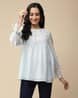 Buy Ice Blue Tops for Women by Aarke Ritu Kumar Online | Ajio.com