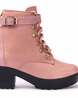 Buy Peach Boots for Women by CREATTOES Online | Ajio.com