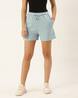 Buy Blue Shorts for Women by DeMoza Online | Ajio.com