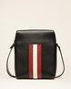 Buy Bally Edoh Leather Crossbody Bag | Black Color Men | AJIO LUXE