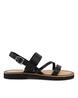 Buy Rag & Co Flat Sandals with Ankle Strap | Black Color Women | AJIO LUXE
