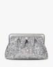 Buy COCCINELLE Diletta Paillettes Mini Bag Paillet Grained Le. | Silver ...