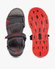 Buy Grey & Red Sandals for Men by XLERATE Online | Ajio.com