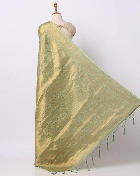 Buy Green Sarees for Women by VARJA Online | Ajio.com