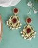 Buy Maroon Earrings for Women by Silvermerc Designs Online | Ajio.com