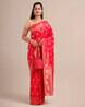 Buy Red Sarees for Women by Samitte Online | Ajio.com