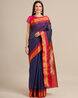 Buy Navy Blue Sarees for Women by Samitte Online | Ajio.com