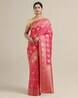 Buy Pink Sarees for Women by Samitte Online | Ajio.com