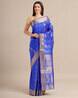 Buy Blue Sarees for Women by Samitte Online | Ajio.com