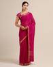Buy Purple Sarees for Women by Samitte Online | Ajio.com