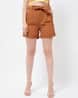 Buy Bronze Shorts for Women by Magre Online | Ajio.com