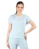 Buy Ice Blue Tops for Women by CHKOKKO Online | Ajio.com