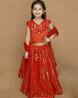 Buy Red & Gold Ethnic Wear Sets for Girls by SAKA DESIGNS Online | Ajio.com