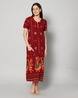 Buy Maroon Nightshirts&Nighties for Women by NITESY Online | Ajio.com