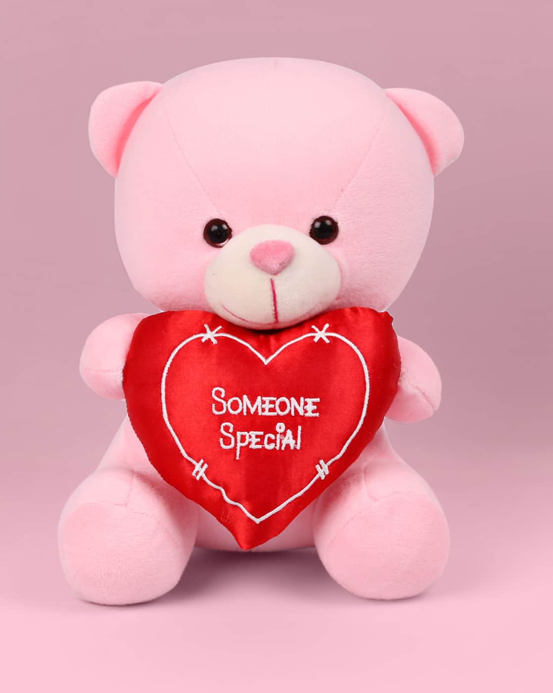 Pink Teddy Bear With Heart