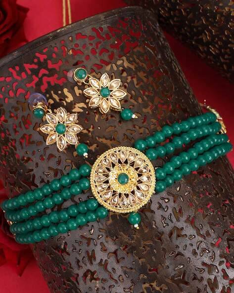 Buy Green Necklaces Pendants for Women by Evy Online Ajio