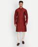 Buy Maroon Kurtas for Men by Kalpraag Online | Ajio.com