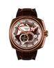 Buy Nsquare Analogue Watch with Rubber Strap | Brown Color Men | AJIO LUXE