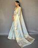 Buy White Sarees for Women by GRIVA DESIGNER Online | Ajio.com