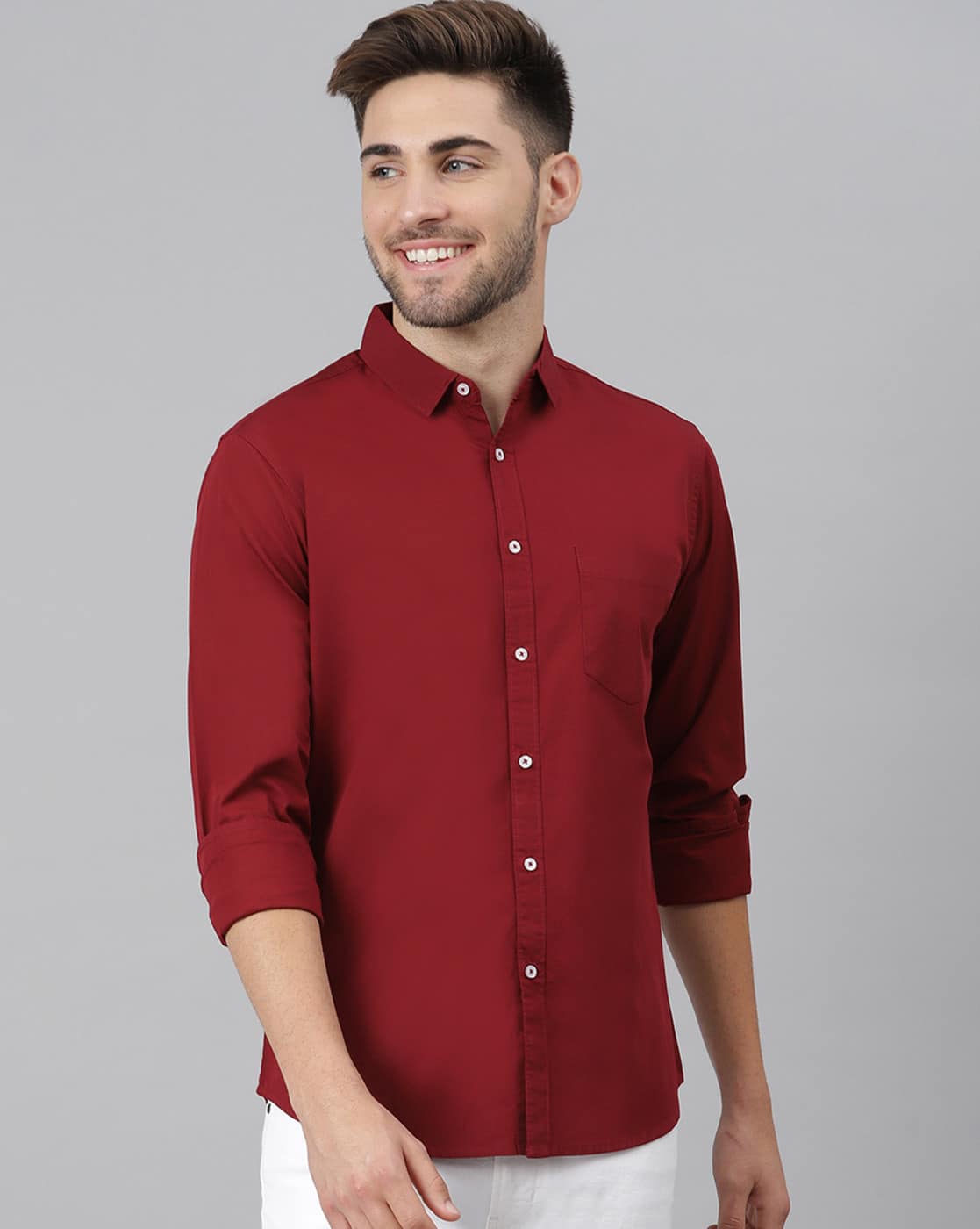 Maroon Shirt For Men