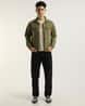 Buy Olive Jackets & Coats for Men by Altheory by AZORTE Online | Ajio.com