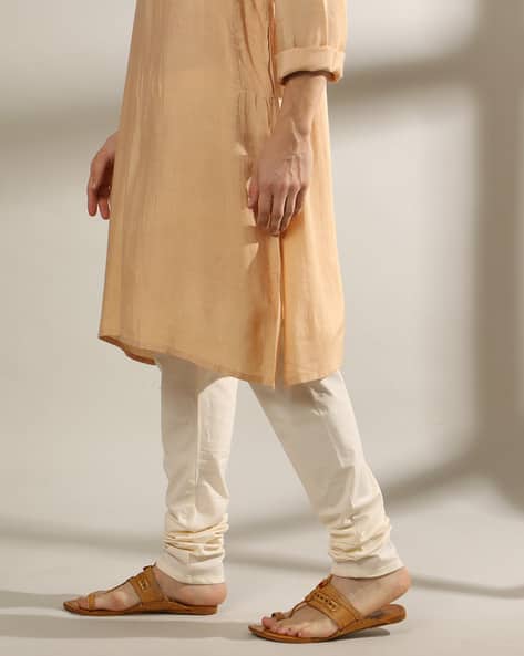 Buy Off white Pyjamas & Churidars for Men by SAMAV Online | Ajio.com