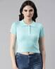 Buy Turquoise Tops for Women by SHOWOFF Online | Ajio.com