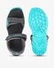 Buy Aqua Blue & Black Sandals for Men by XLERATE Online | Ajio.com
