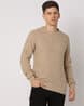 Buy Khaki Sweaters & Cardigans for Men by NETPLAY Online | Ajio.com