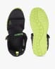 Buy Black & Green Sandals for Men by XLERATE Online | Ajio.com