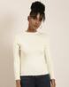 Buy Cream Tops for Women by SHOWOFF Online | Ajio.com