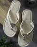 Buy Cream Flip Flop & Slippers for Women by SOLETHREADS Online | Ajio.com