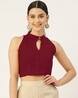 Buy Maroon Blouses for Women by Molcha Online | Ajio.com